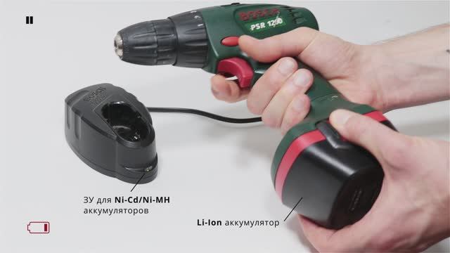 Зарядка Li-Ion аккумуляторов TopON для электроинструмента оригинальной зарядкой для Ni-MH и Ni-Cd