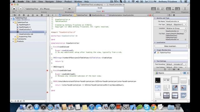 iOS Tutorial - Table View (UITableView) – смотреть видео онлайн от «Введение в JavaScript» в ...
