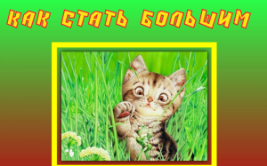 Как стать большим. Сказка. Г.М.Цыферов