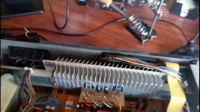 Раритетный SONY TA-313 - на ремонт. Две LM3886 в замен неисправной SI-1125HD. Часть 6..mp4