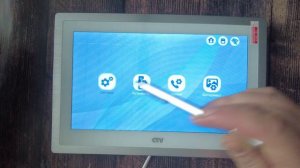 Монитор видеодомофона CTV-M5102. Распаковка, обновление прошивки, подключение к WI-FI и телефону.