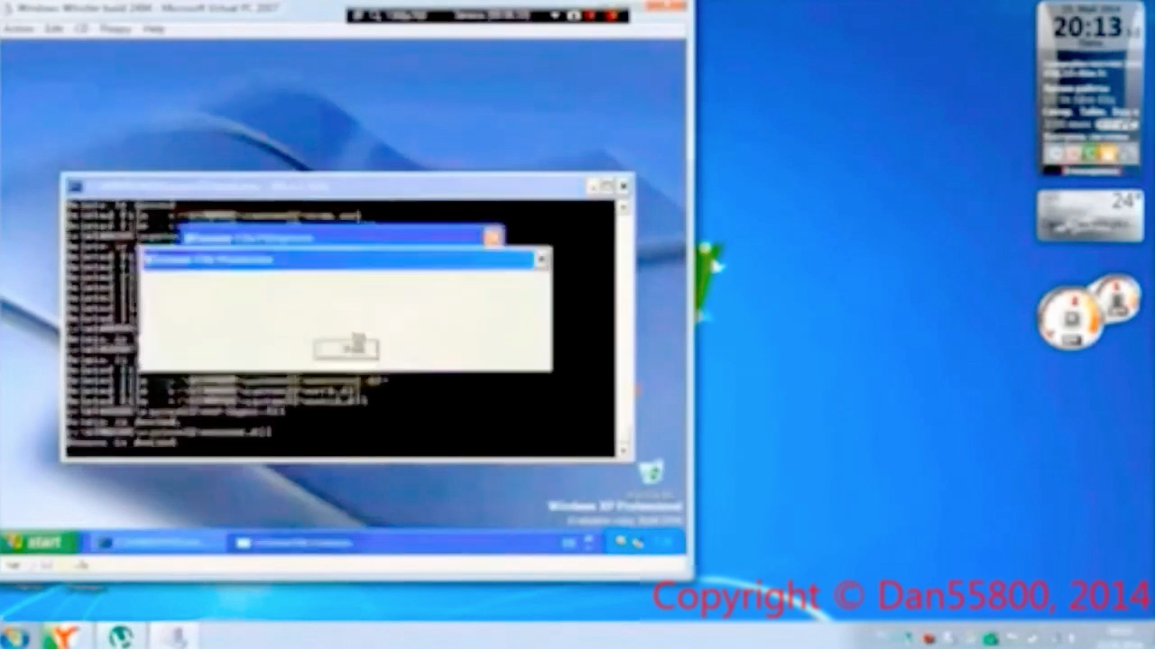 Как убить Windows XP build 2494