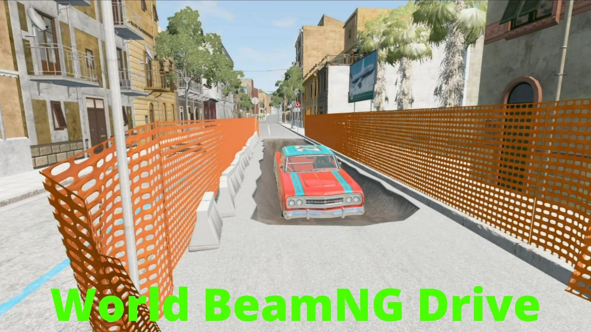 Яма на дороге #4 - BeamNG Drive | World BeamNG Drive