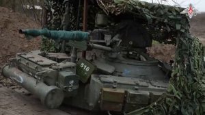Боевая работа танков Т-72
