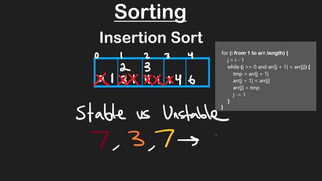 05 SORTING: 11 INSERTION SORT (RU)