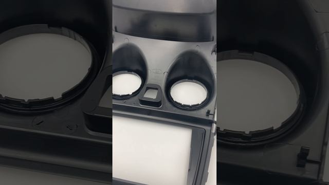 Переходная рамка 2DIN 7 дюймов LADA Granta с 2011 по 2018 г.в. 2DIN вставка черная 7 дюймов