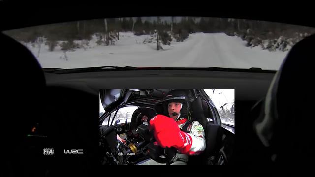 WRC - Rally Sweden 2018_ ONBOARD Østberg SS02