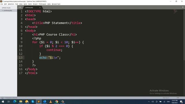 PHP continue statement in Urdu – смотреть видео онлайн от «Кодерское веселье» в хорошем качестве ...