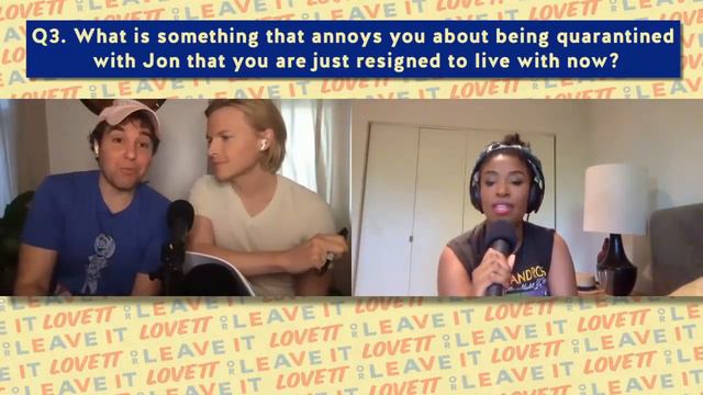 Jon Lovett and Ronan Farrow Take a Couples Test | Lovett or Leave It ...