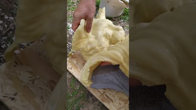 Скульптура Кот в шляпе. Этапы создания скульптуры. Скульптура из пластика, шлифовка, доработка