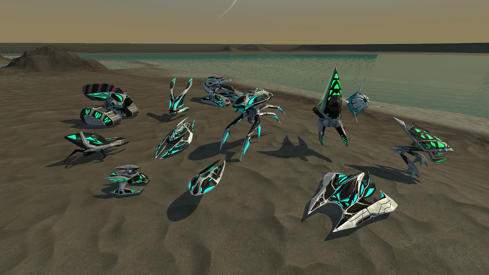 Battlezone: Combat Commander - VSR Mod and Convergence: Re-Textured Scion vs Hadean.