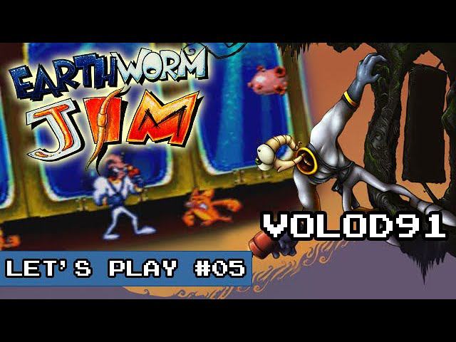Let's play #05 от volod91 - Earthworm Jim [SMD/Genesis]