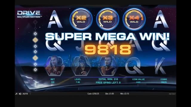Drive Multiplier Mayhem - Super Mega Win - NetEnt - смотреть видео онлайн от «Игровые Советы» в ...