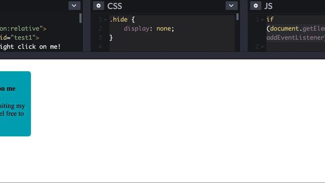 Right Click Function – смотреть онлайн видео от Фрилансерский Корпус JS в хорошем качестве и ...