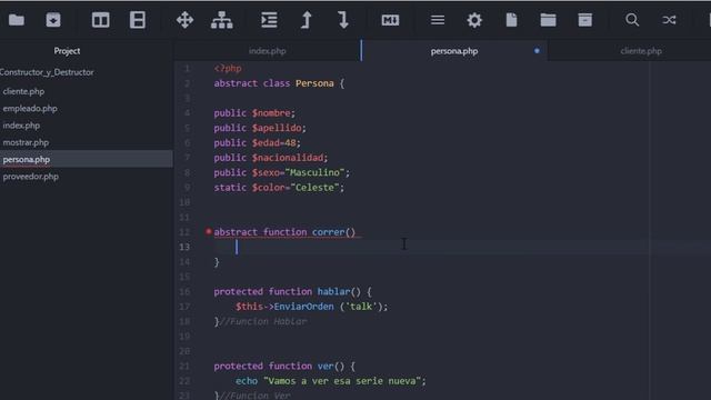 7- Clases Abstractas - Programación Orientada a Objetos en PHP – смотреть онлайн видео от ...