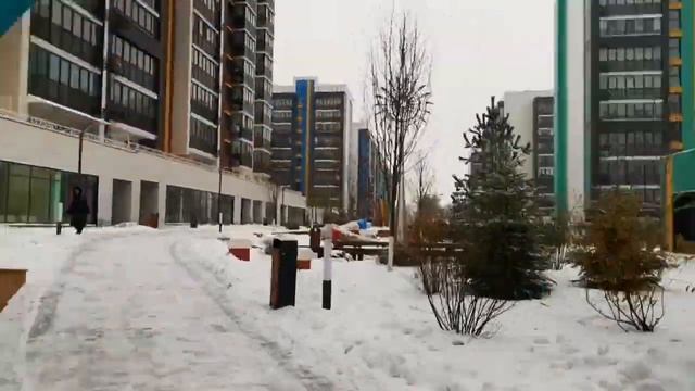 Прогулка по бульвару ЖК ART City, январь 2021