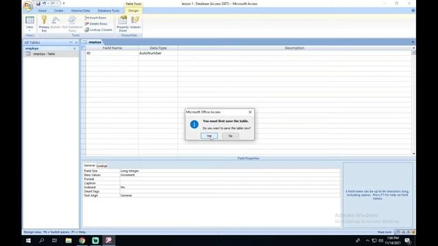Lesson 1 How to create simple database in Microsoft Access | in Urdu Hindi – смотреть онлайн ...