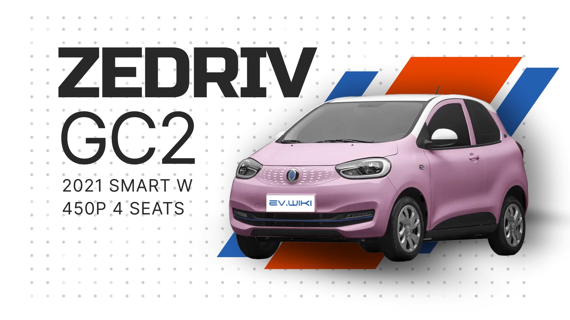 ZEDRIV GC2 2021 smart w 450P 4 seats