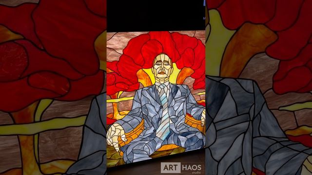 Витражное панно President студия дизайна и современного искусства Art Haos