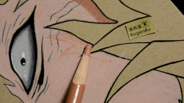 Как рисовать мангу «Убийца демонов» — Синазугава Генья карандашами prismacolor, часть 1[68]
