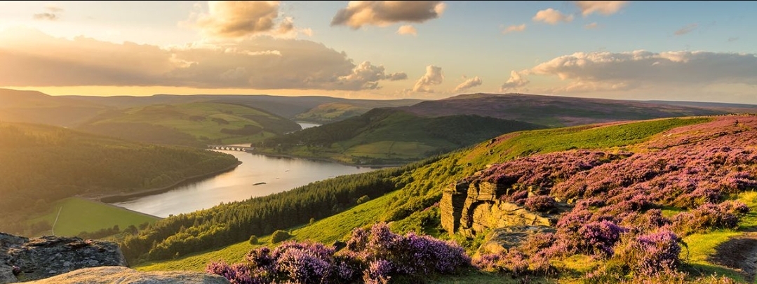Английский заповедник " Peak District " прекрасная природа и горы.