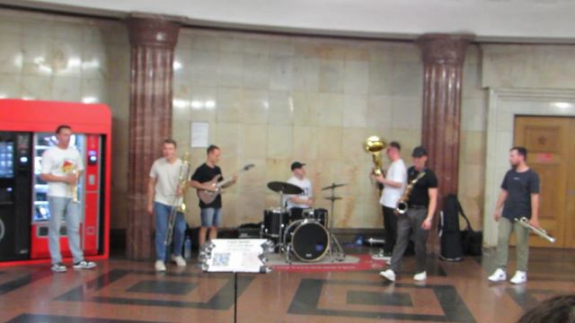 23.08.2024 Moscow metro (undeground) FAKE BAND part 2