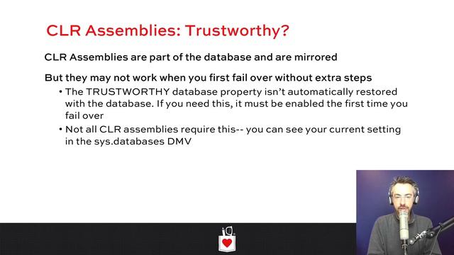 Senior DBA Class - Database Mirroring