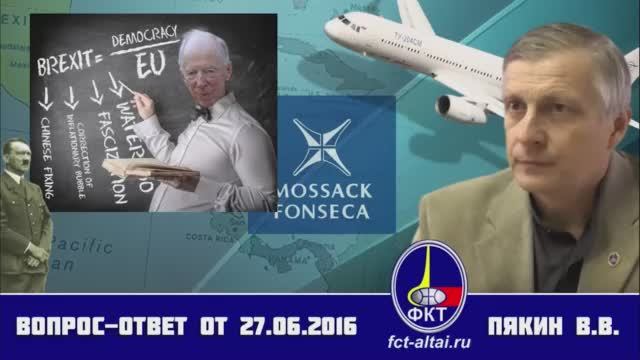 Вопрос-Ответ Пякин В. В. от 27 июня 2016 г.