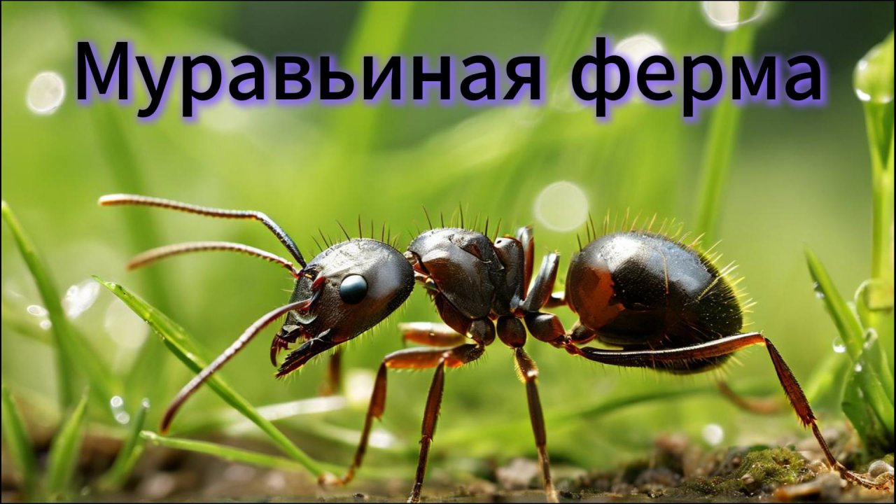 Муравьина ферма. Уборка и Декор