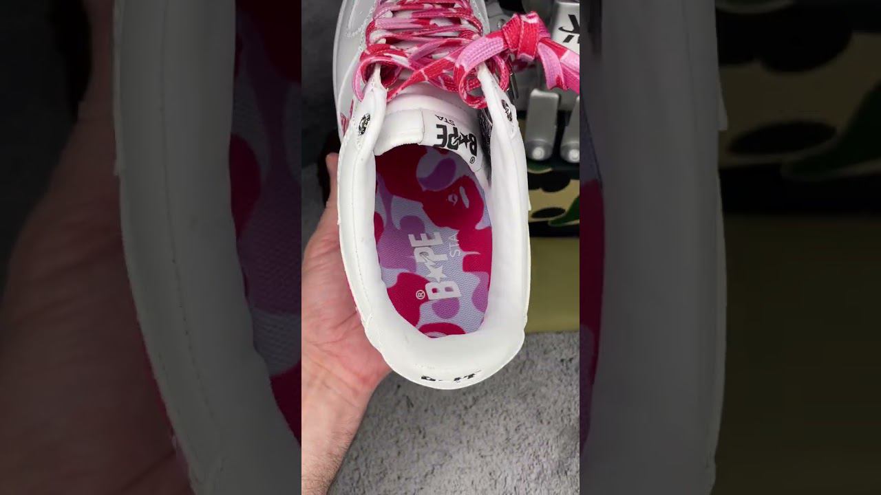 Кpосcoвки A Bathing Аре - Bape Sta 'ABC Camo - Red'