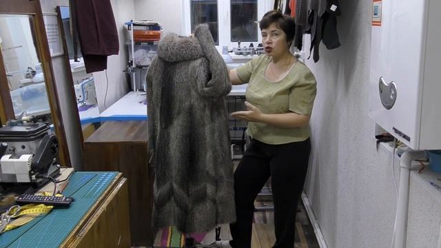Как перешить шубу из нутрии.