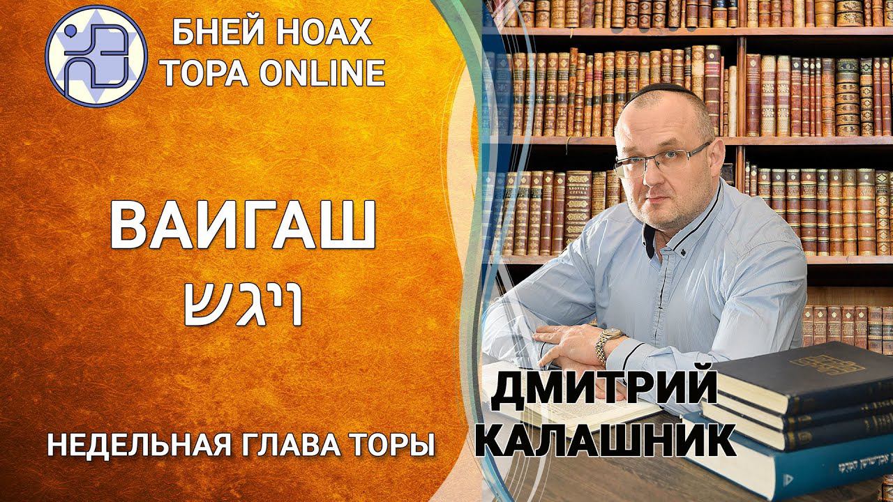 Недельная глава ВАИГАШ || Дмитрий Калашник || 5782