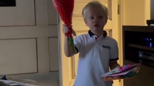Ксения Собчак показала, как 4-летний сын от Максима Виторгана поздравил ее с 8-м марта
