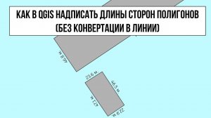 Подписи длин сторон полигонов