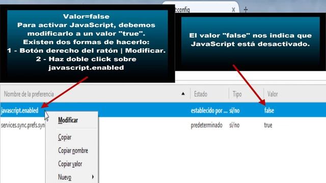 Cómo activar/habilitar JavaScript en Mozilla Firefox | Trucos para ...