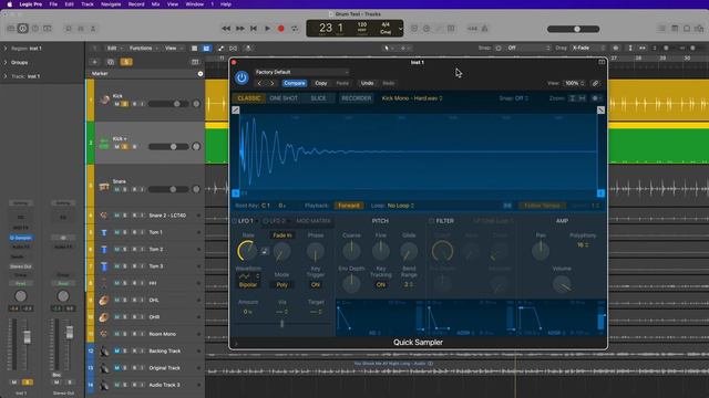 Logic Pro _ Drum Replacement + Doubling Tool