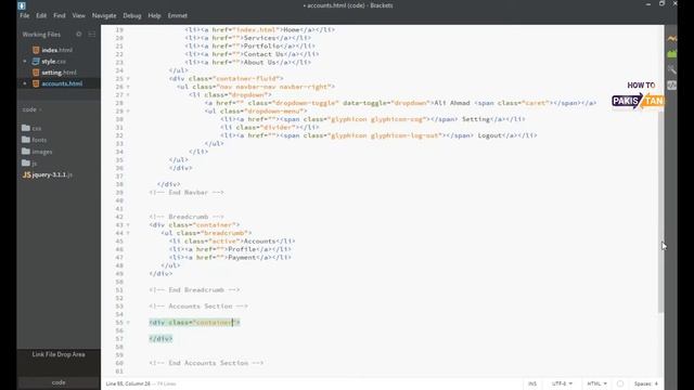 Breadcrumbs in Bootstrap - Bootstrap tutorials for beginners in Hindi | Urdu - Class 28 ...