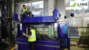 Сборка листогибочного пресса GHT 125-3000