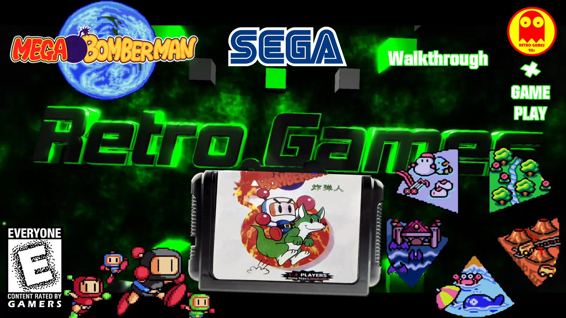 SEGA MEGA BOMBERMAN - Прохождение