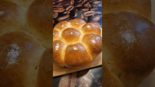 Молочный сдобный хлеб к завтраку. :)