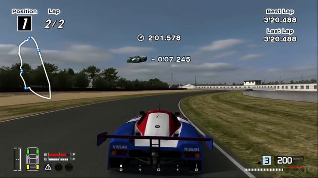 [#961] Gran Turismo 4 - Nissan R89C Race Car '89 PS2 Gameplay HD ...
