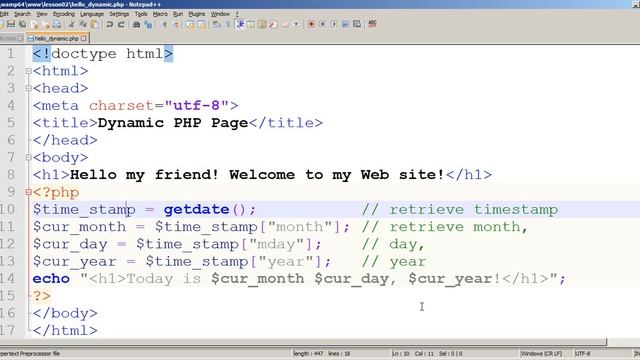 2 | PHP - Static Web Page vs | Dynamic Web Page – смотреть онлайн видео ...