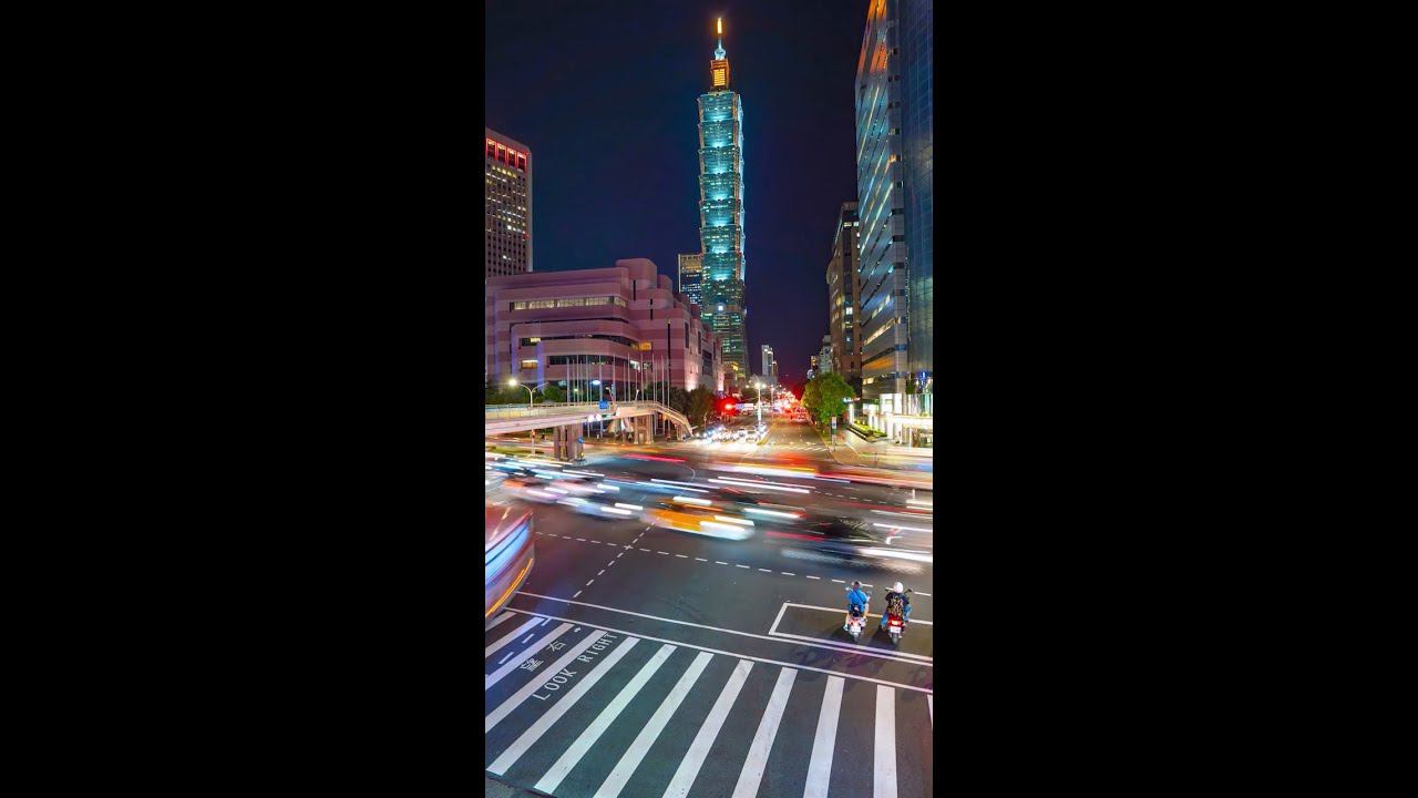 Ускоренная жизнь большого города #Shorts Timelaps