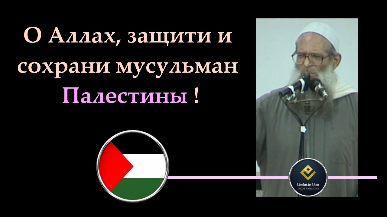 О Аллах, защити и сохрани мусульман Палестины! | Шейх Раслян