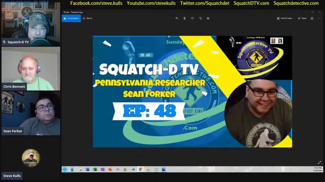 👉Bigfoot in Pennsylvania w/Sean Forker | Squatch-D TV Ep | 48 ...