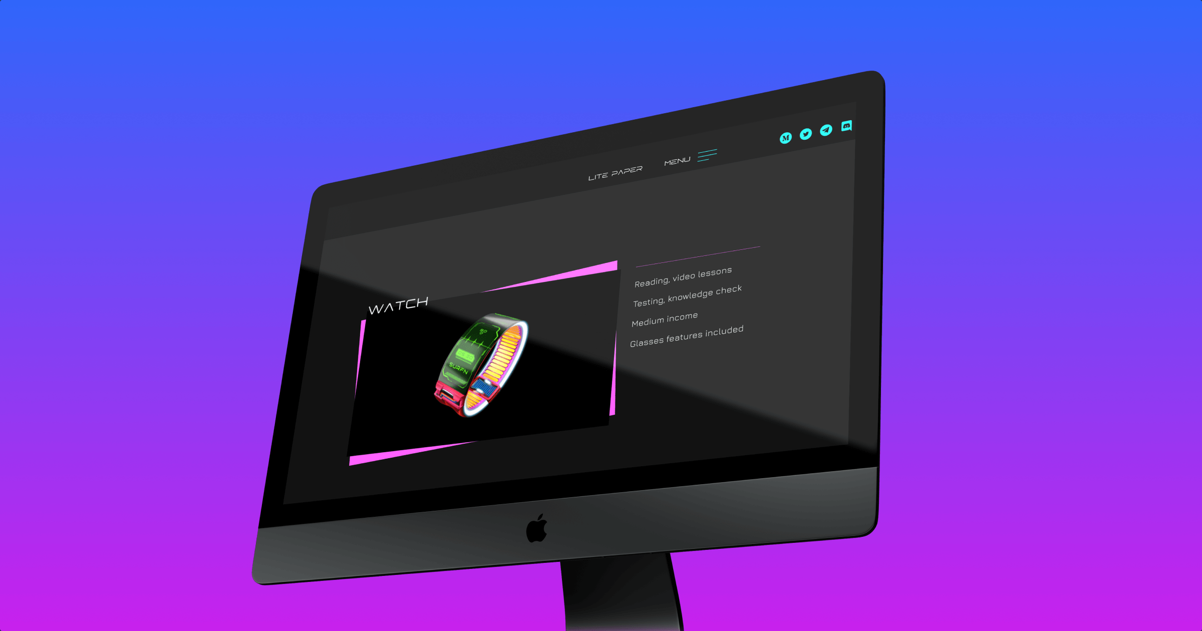 SURFN — NFT & Сryptocurrencies promo-site