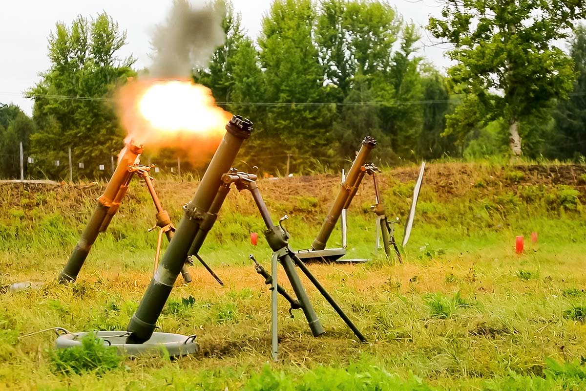 Миномётный расчёт ЮВО поразил группу украинских боевиков