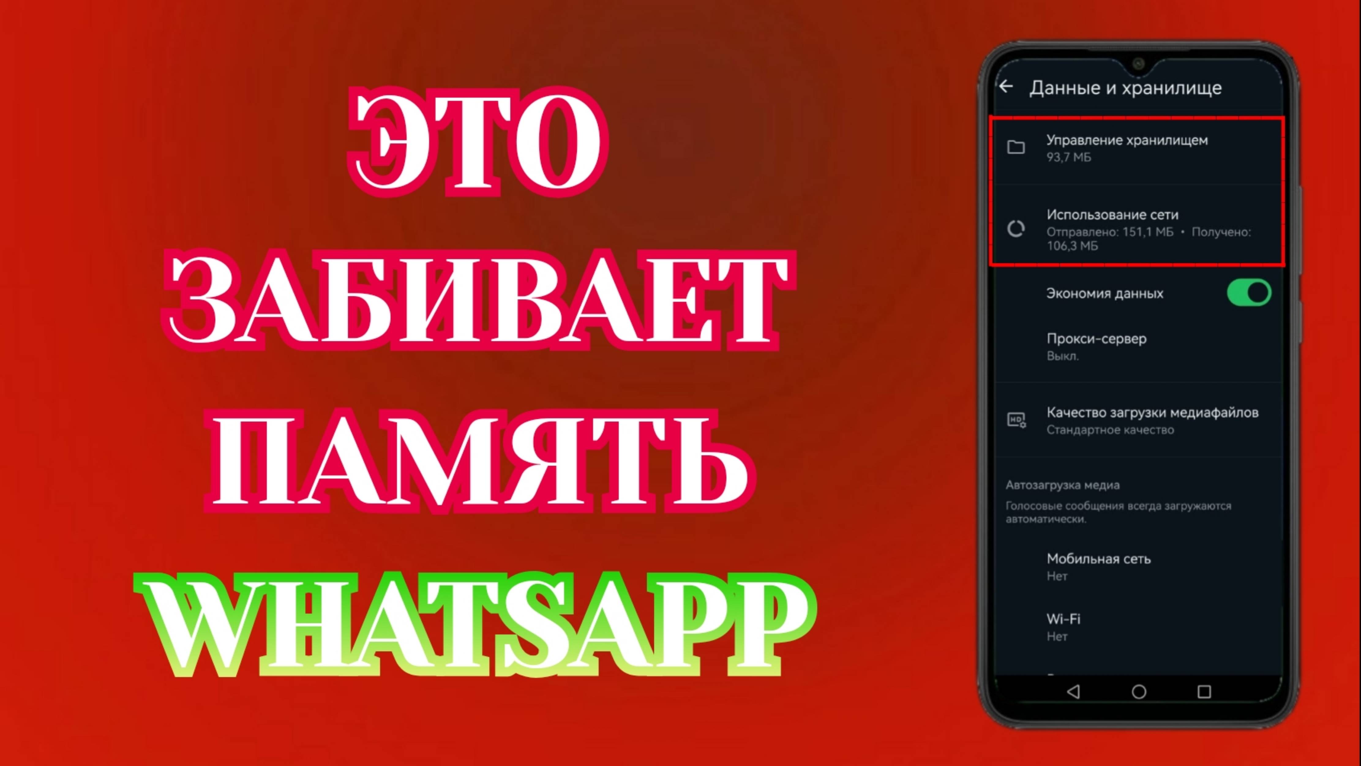 Как Очистить Whatsapp и Освободить Много Места на Своем Телефоне. От 1 до 20 Гигабайт Гарантировано