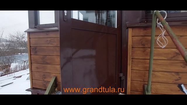 Остекление веранды в зимний период