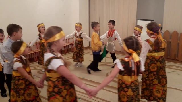 ГБОУ г.Москвы "Школа №609" Русская народная хороводная игра "Гори, гори ясно!", старший возраст,2023